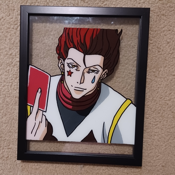 @fluffycowcreates | Art | Hisoka Morow Hunter X Hunter Anime Glass ...